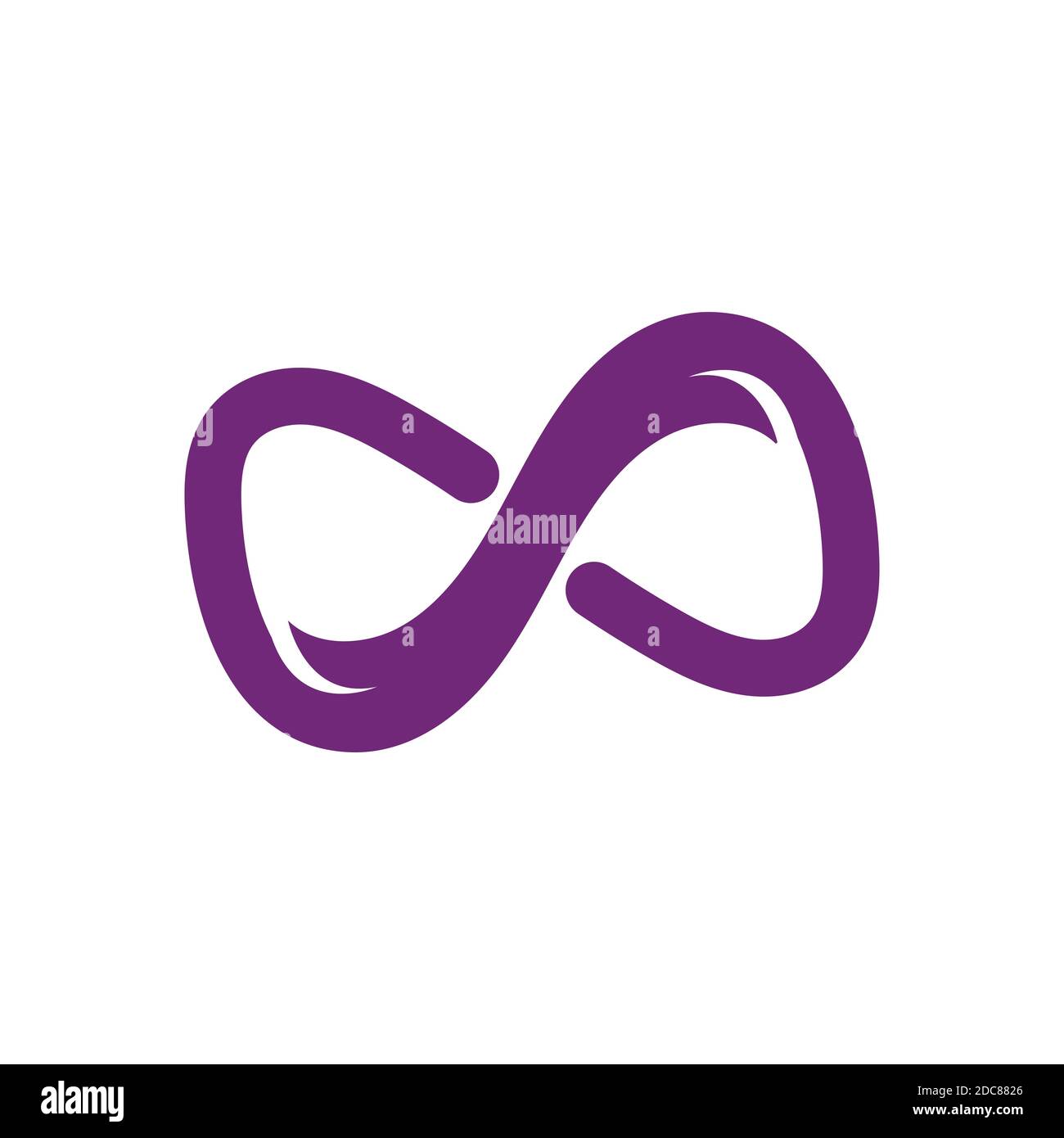 Infinity rainbow Vector icon illustration Logo template design Stock ...