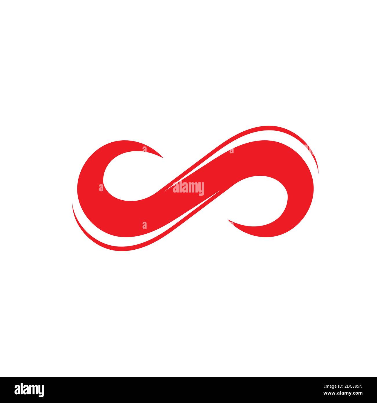 Infinity rainbow Vector icon illustration Logo template design Stock ...