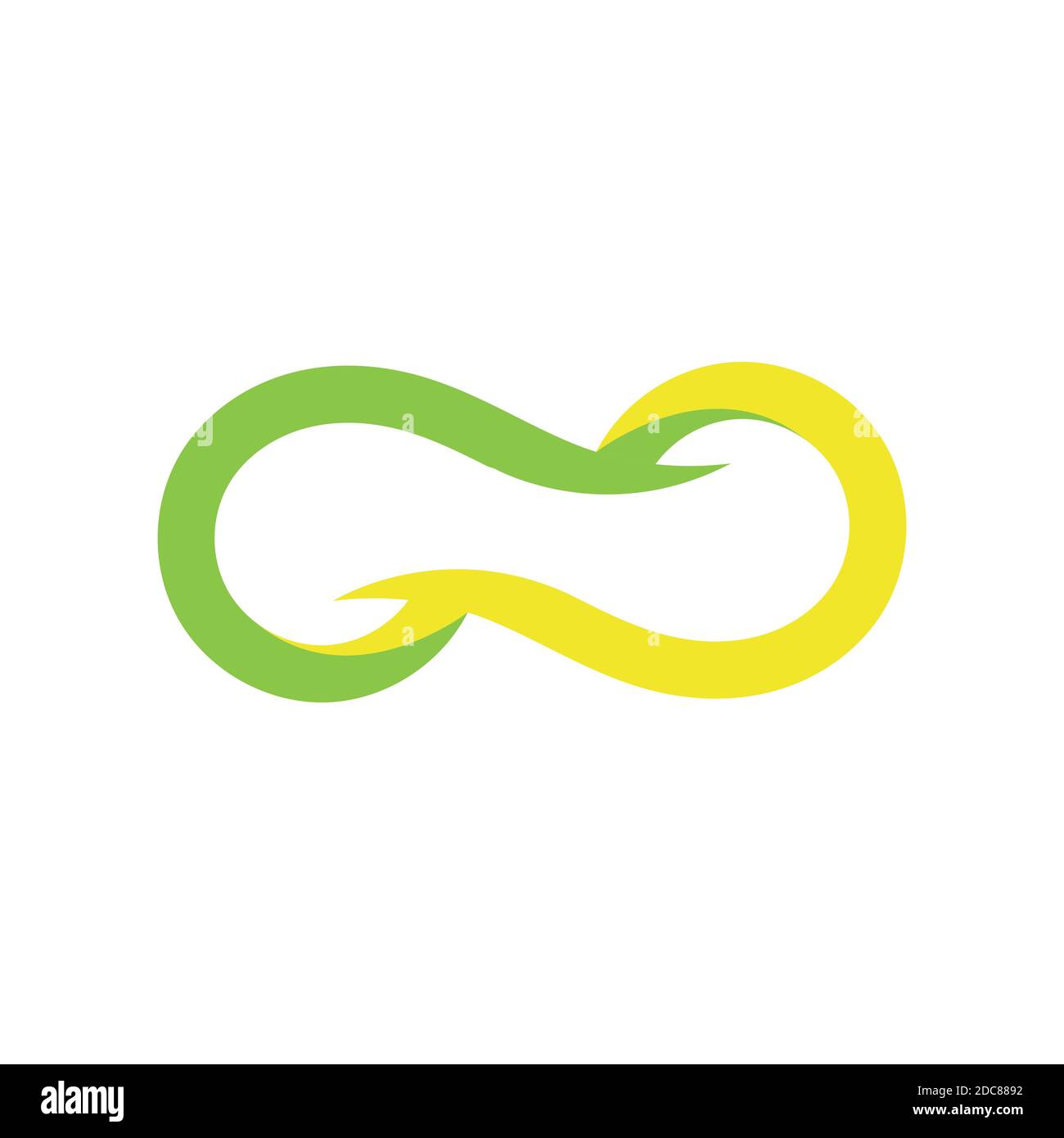 Infinity rainbow Vector icon illustration Logo template design Stock ...