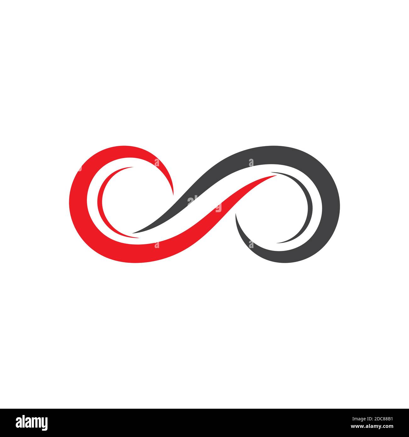 Infinity rainbow Vector icon illustration Logo template design Stock ...