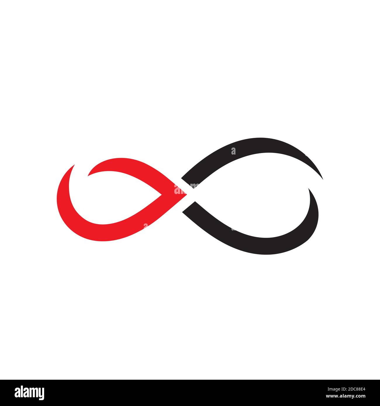 Infinity rainbow Vector icon illustration Logo template design Stock ...