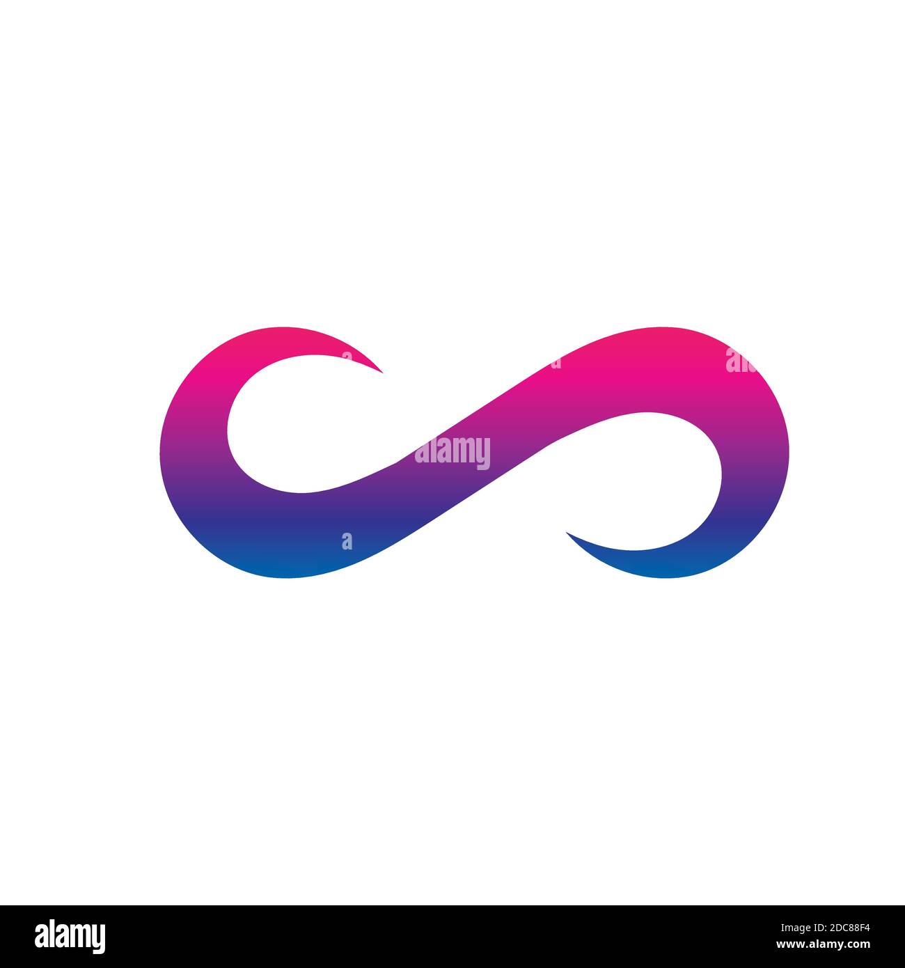 Infinity rainbow Vector icon illustration Logo template design Stock ...