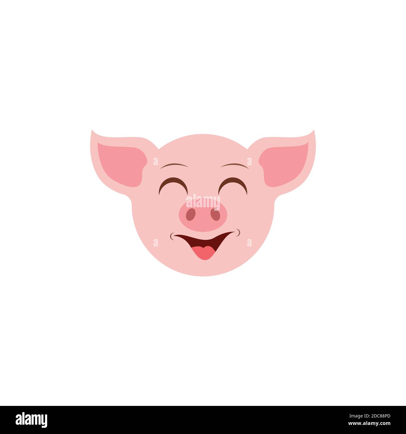 Cartoon Pig Head