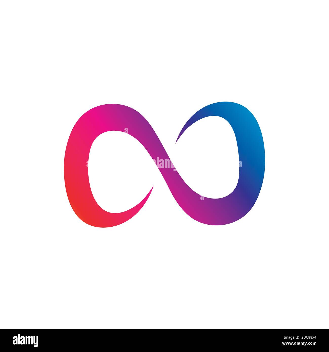 Infinity rainbow Vector icon illustration Logo template design Stock ...