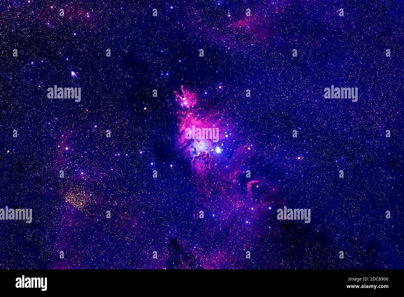 Colored beautiful galaxy. Elements of this image furnished by NASA ...