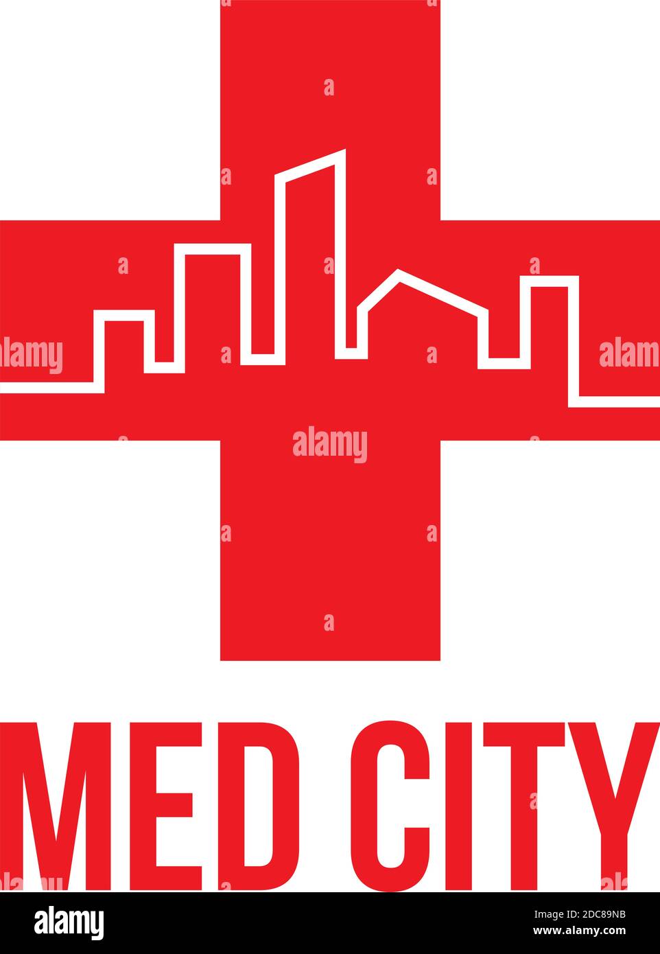 City medicine logo, vector template for design Stock Vector Image & Art ...