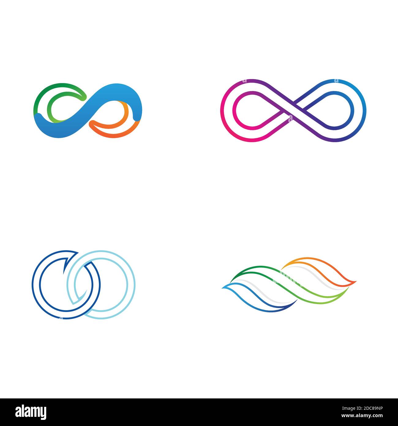 Infinity Design Vector icon illustration Logo template design Stock ...