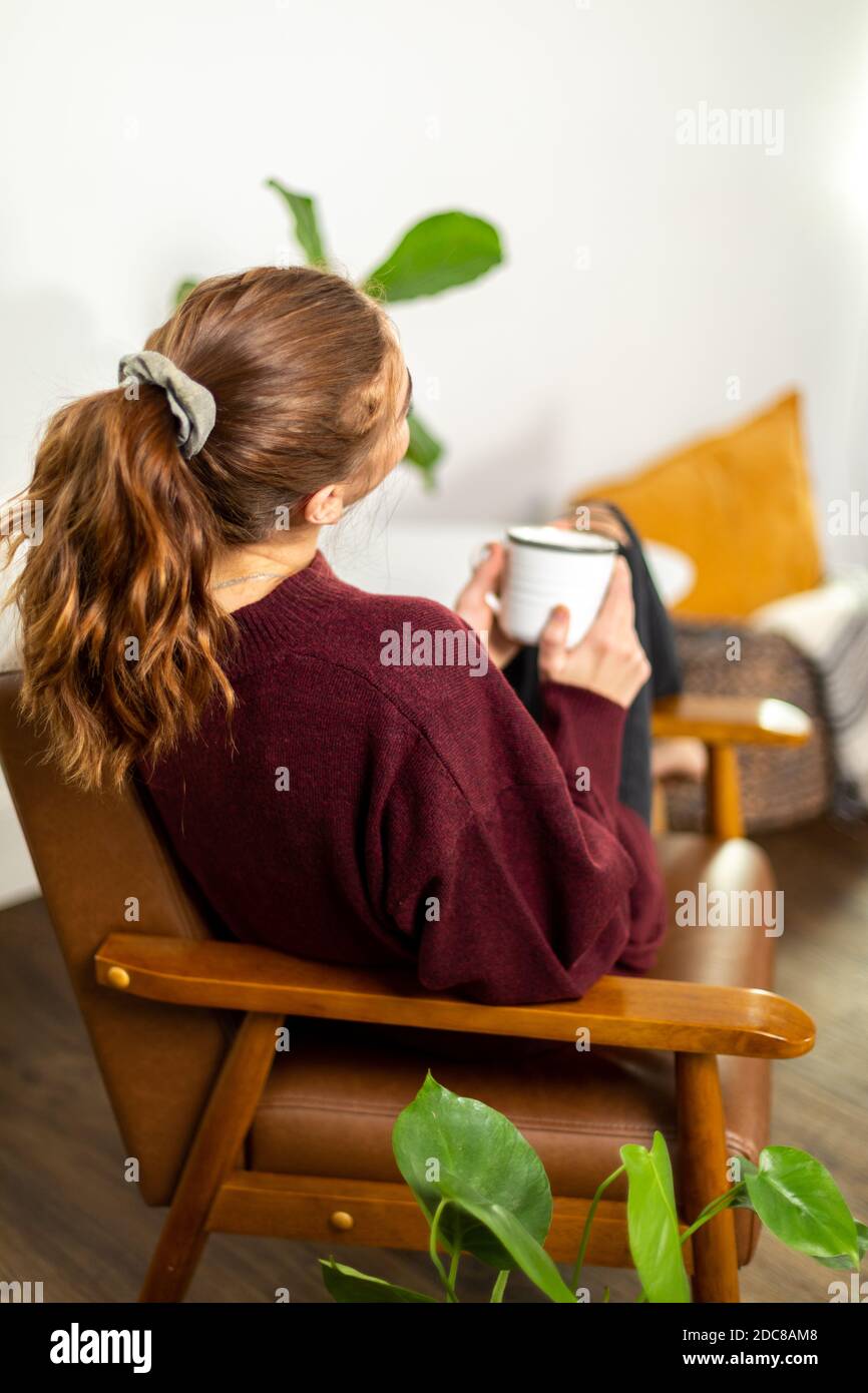 Sitting cozy hi-res stock photography and images - Alamy