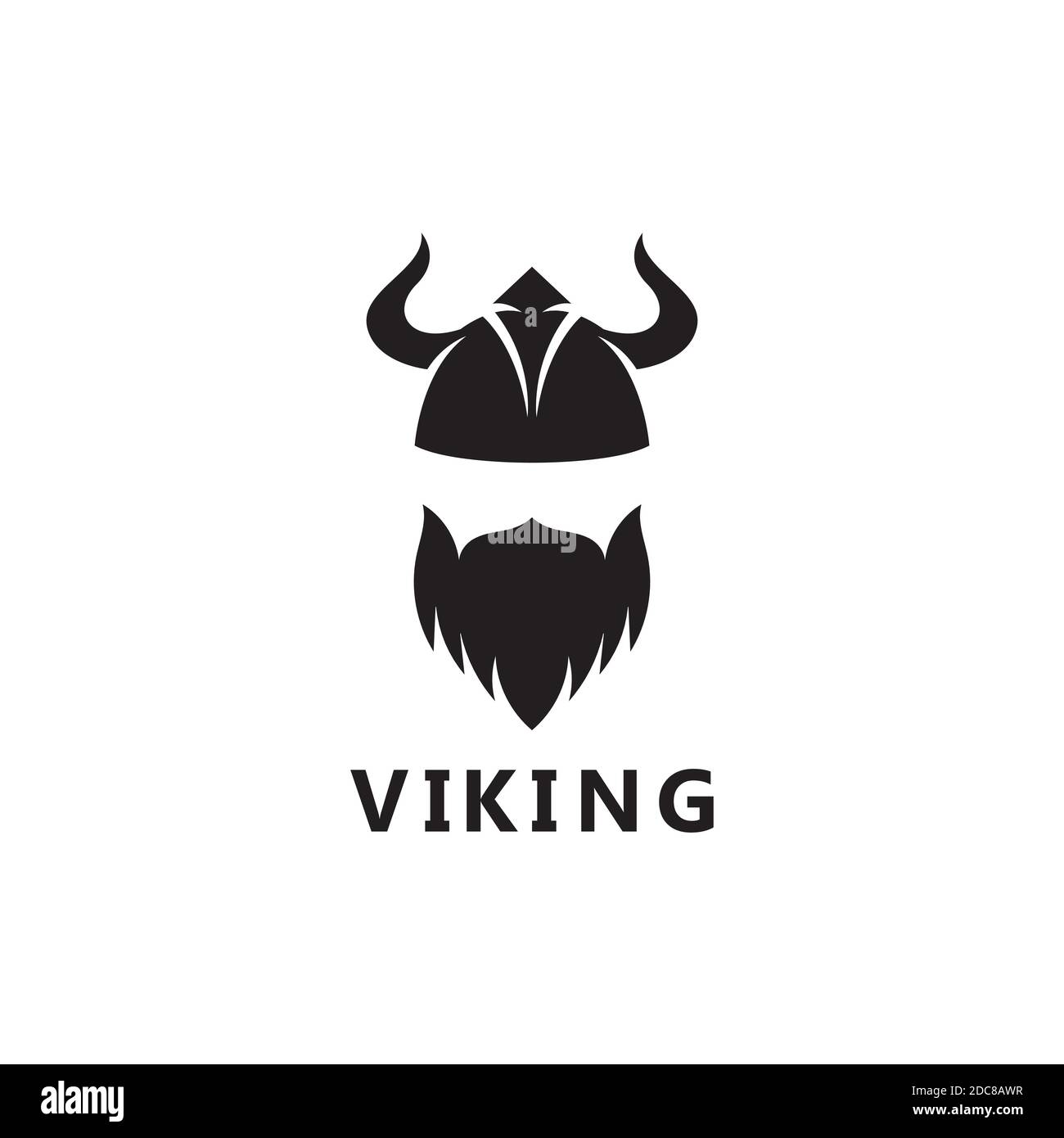 Viking Head Logo And Symbol Vector Stock Vector Image And Art Alamy