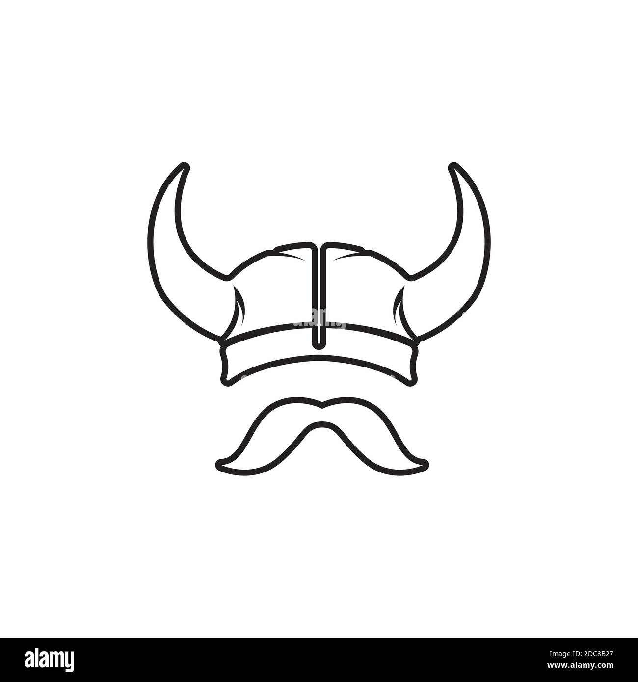 viking head logo and symbol vector Stock Vector Image & Art - Alamy
