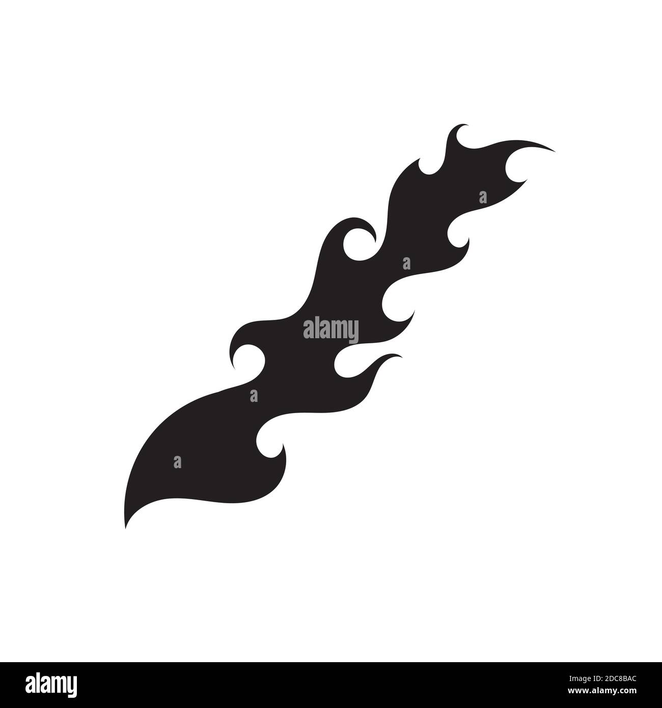 tribal flame vector symbol image Stock Vector Image & Art - Alamy