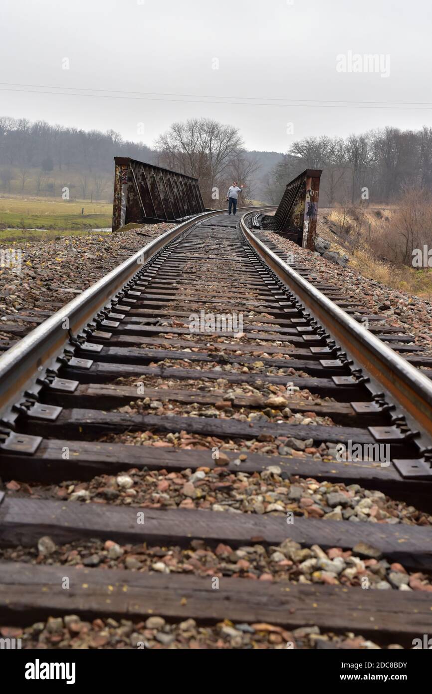 Winding Train Tracks High Resolution Stock Photography and Images - Alamy