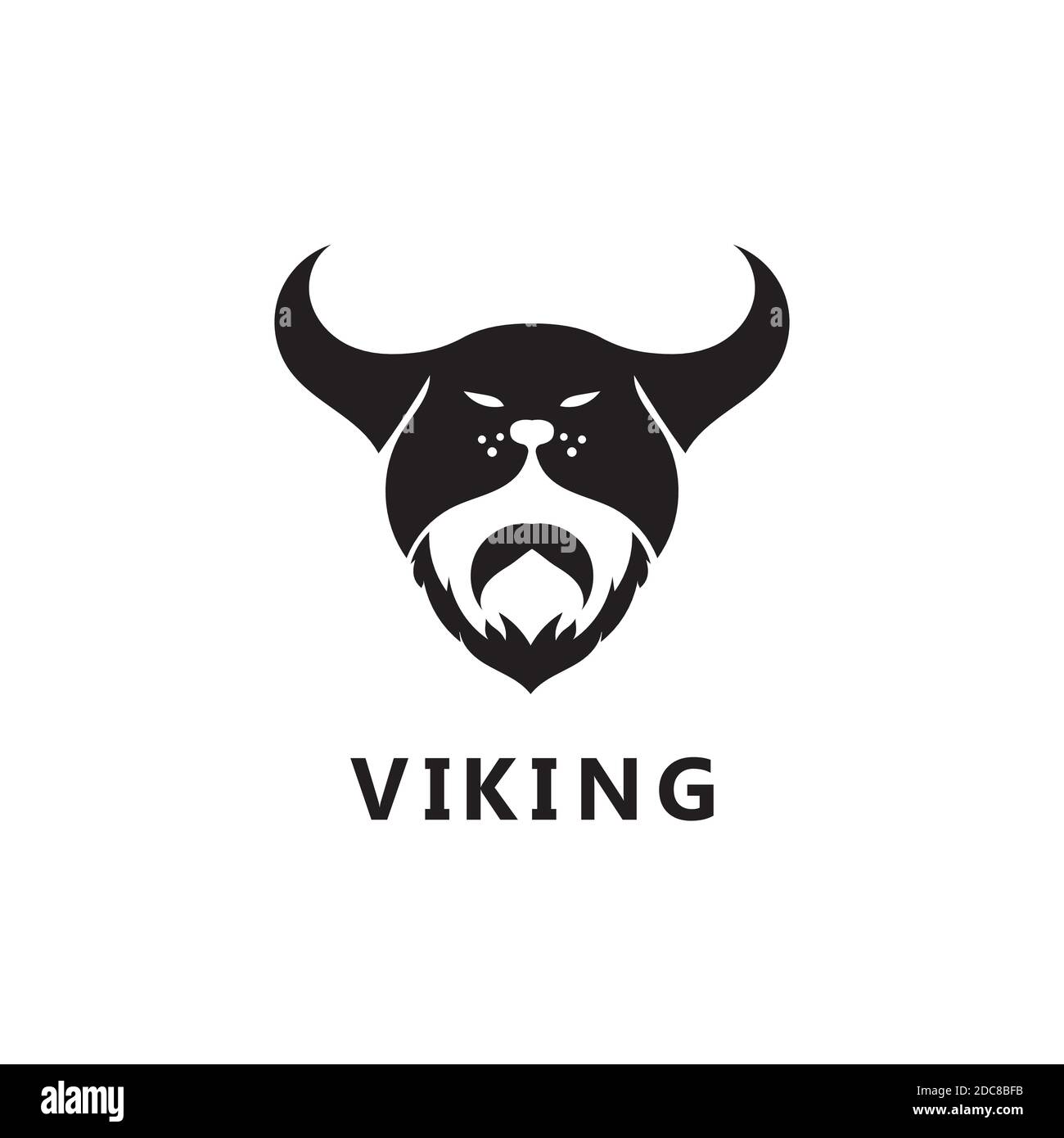 viking head logo and symbol vector Stock Vector Image & Art - Alamy