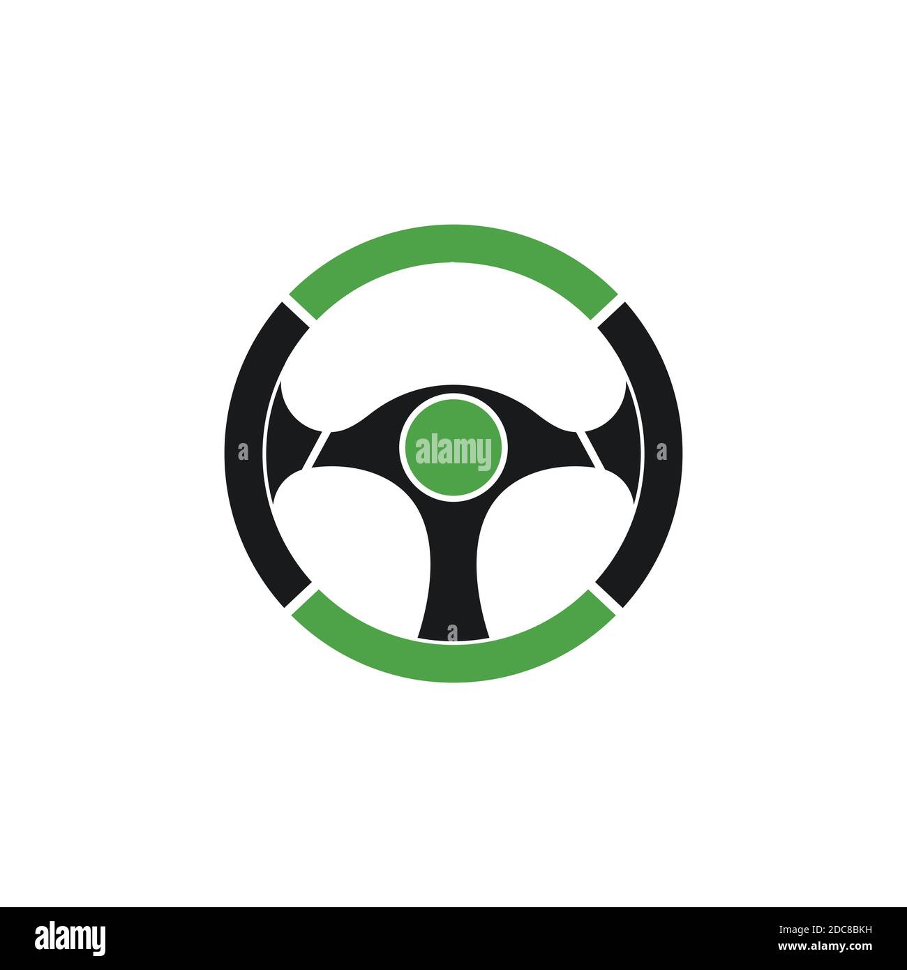 Steering Wheel vector image logo Stock Vector Image & Art - Alamy