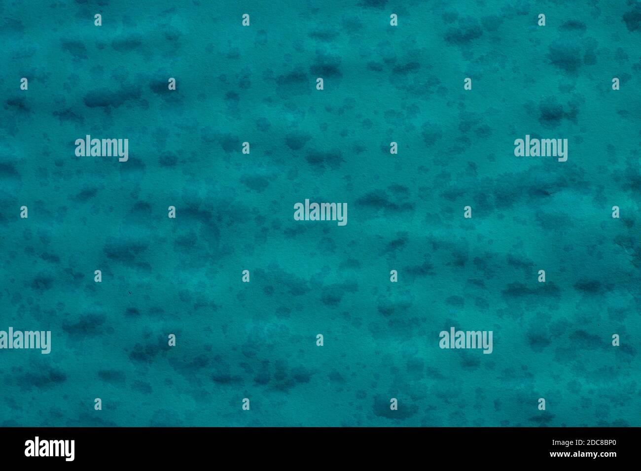 dark blue green paper sheet background with raindrops, green tide color ...