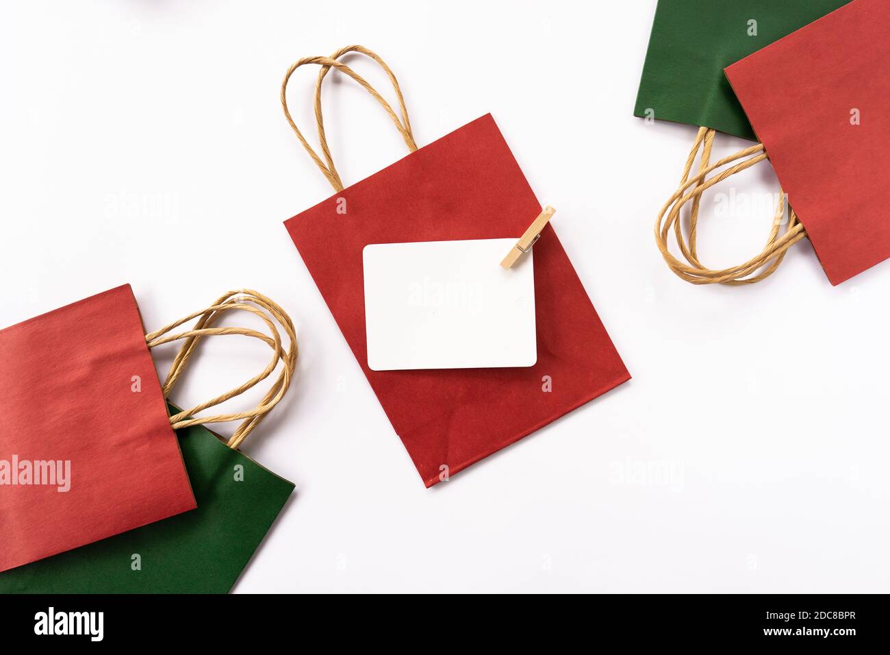 Colorful crafted paper bags for shopping Stock Photo - Alamy