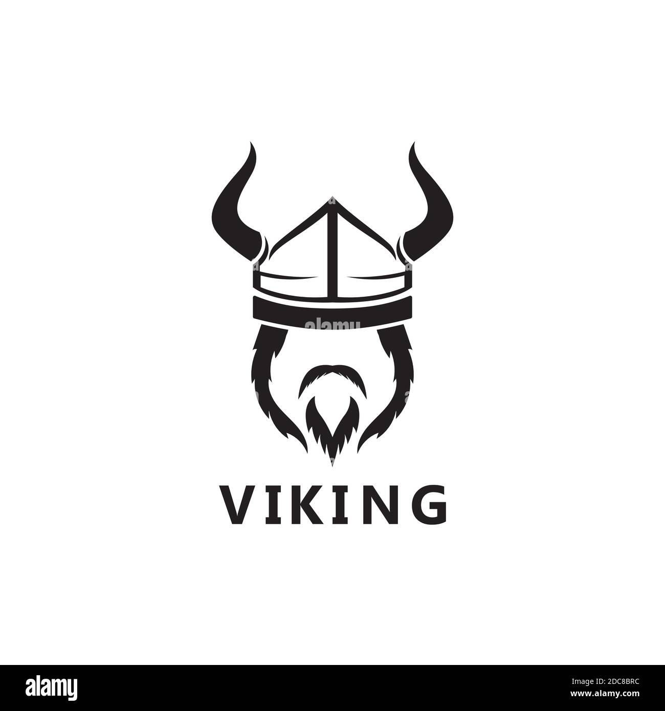 viking head logo and symbol vector Stock Vector Image & Art - Alamy