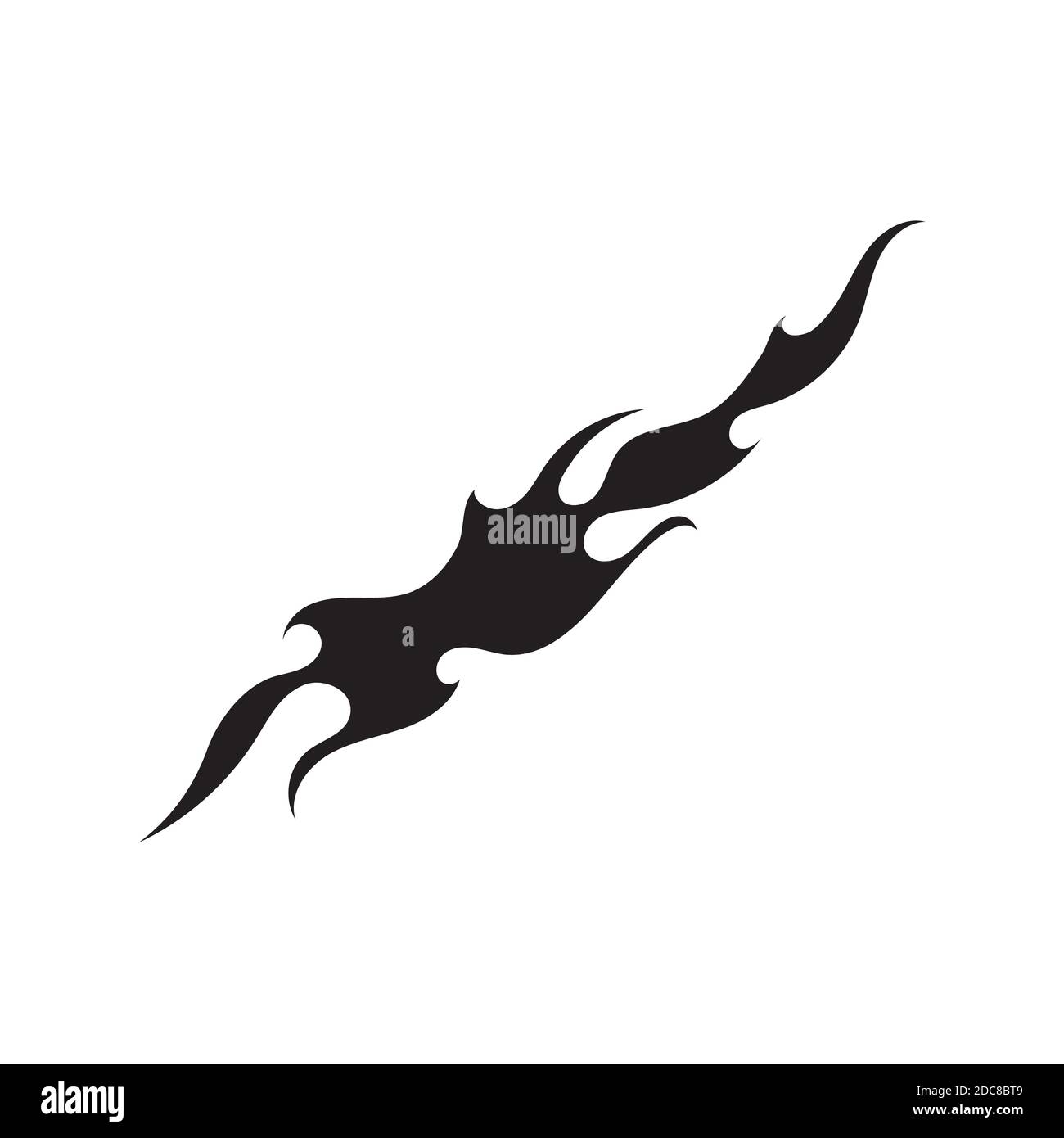 tribal flame vector symbol image Stock Vector Image & Art - Alamy