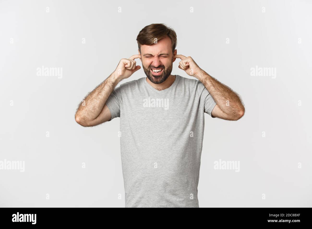 Shutting Ears High Resolution Stock Photography and Images - Alamy