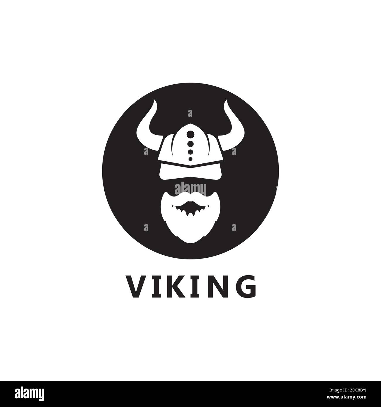 viking head logo and symbol vector Stock Vector Image & Art - Alamy