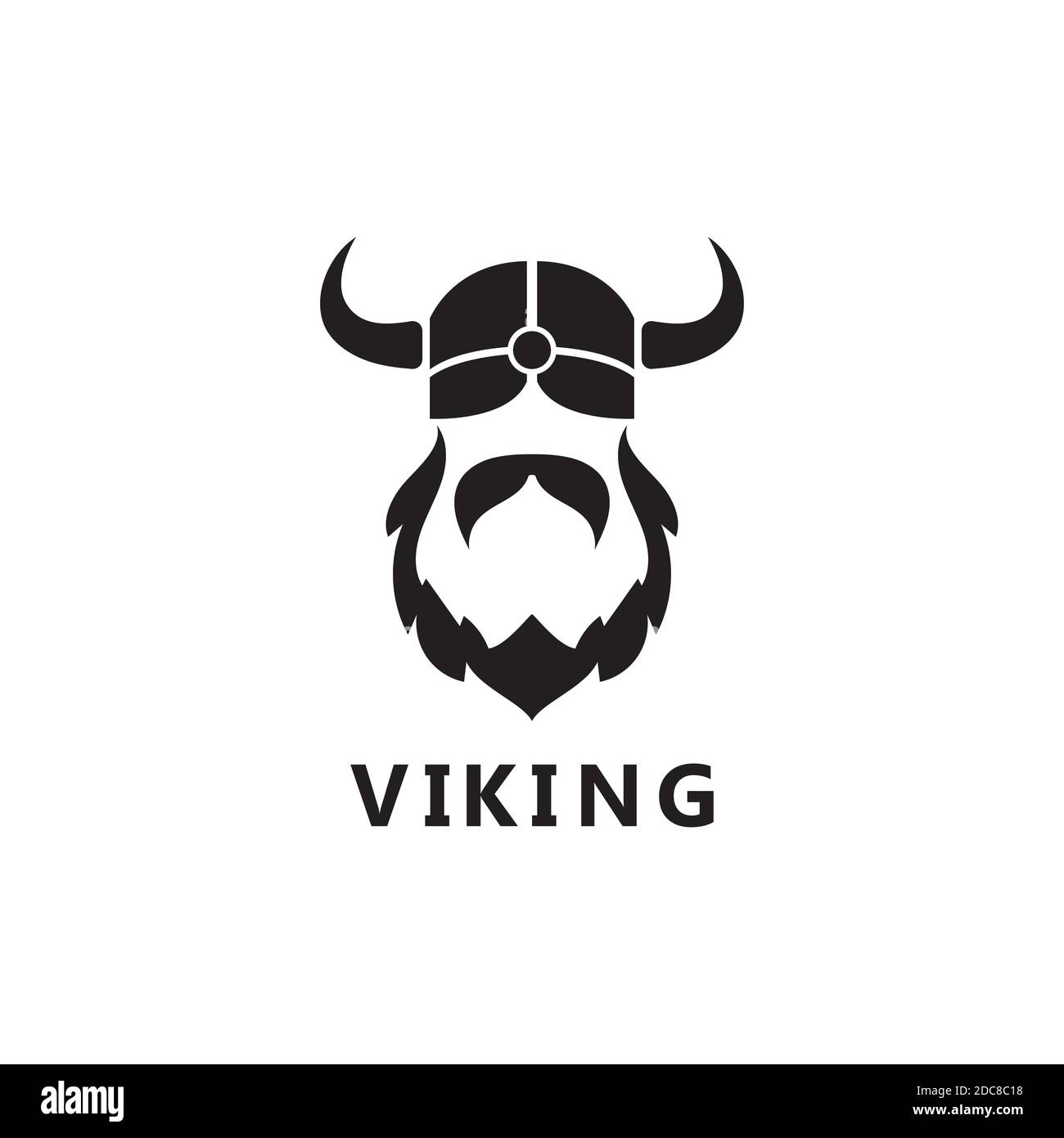 Viking Head Logo And Symbol Vector Stock Vector Image And Art Alamy