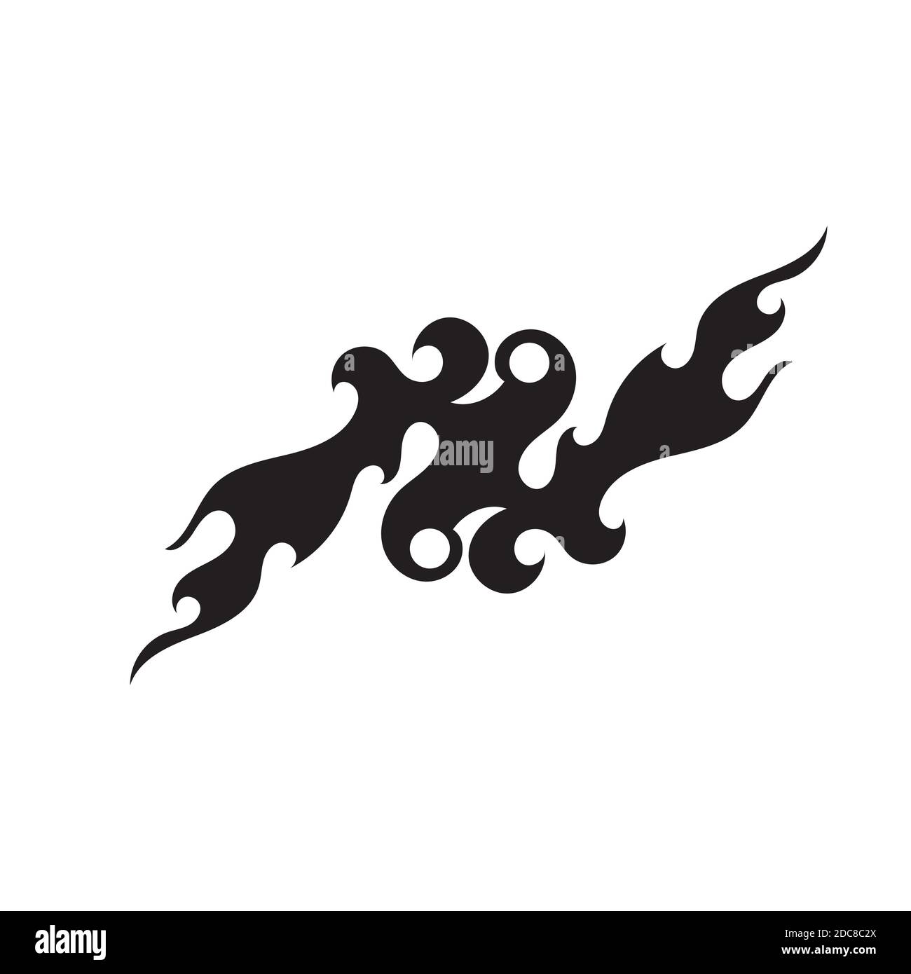 tribal flame vector symbol image Stock Vector Image & Art - Alamy