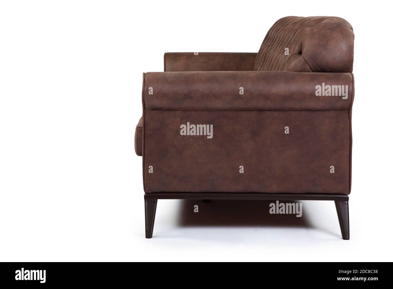 Single sofa modern comfort on white background . side view Stock Photo ...