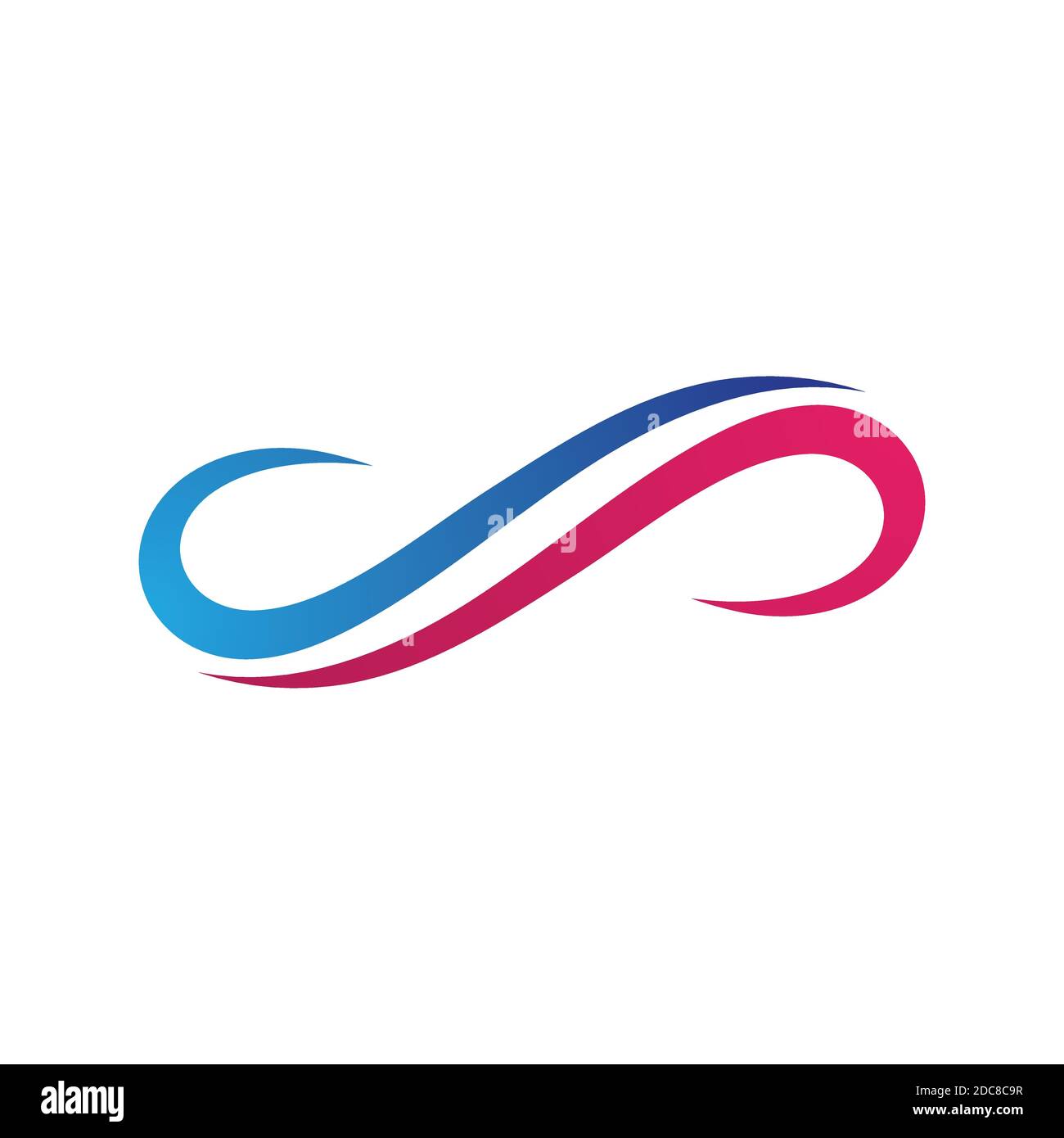 Infinity rainbow Vector icon illustration Logo template design Stock ...