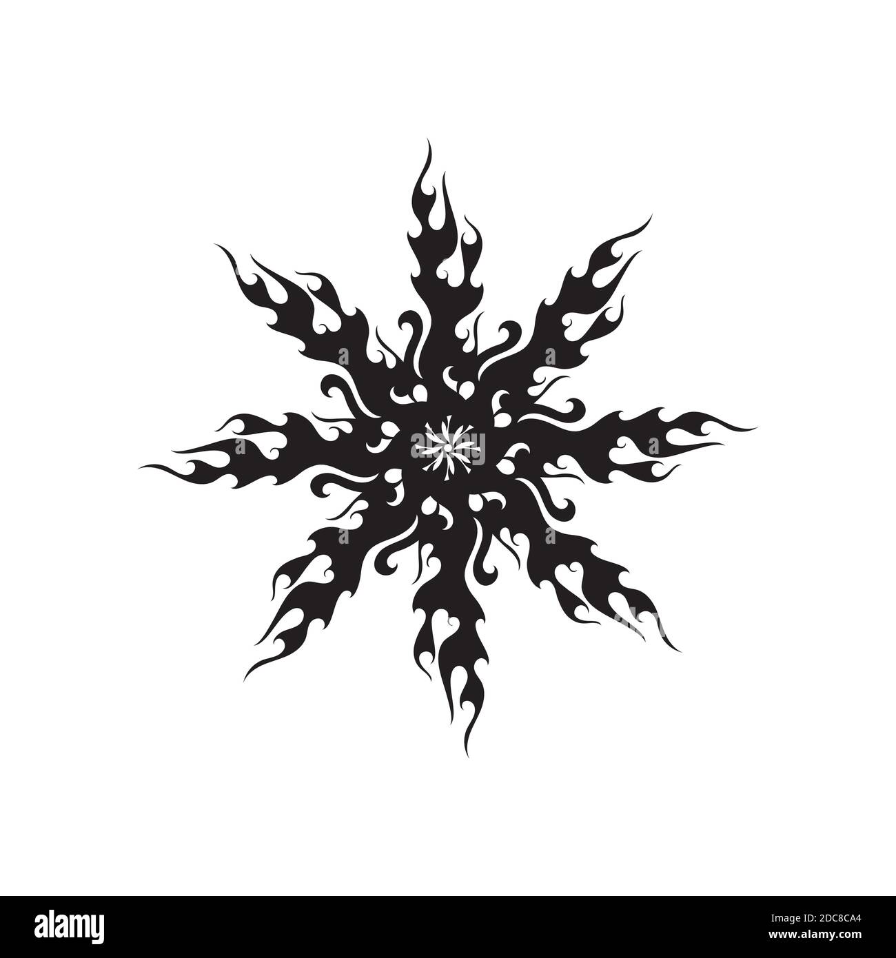 tribal flame vector symbol image Stock Vector Image & Art - Alamy