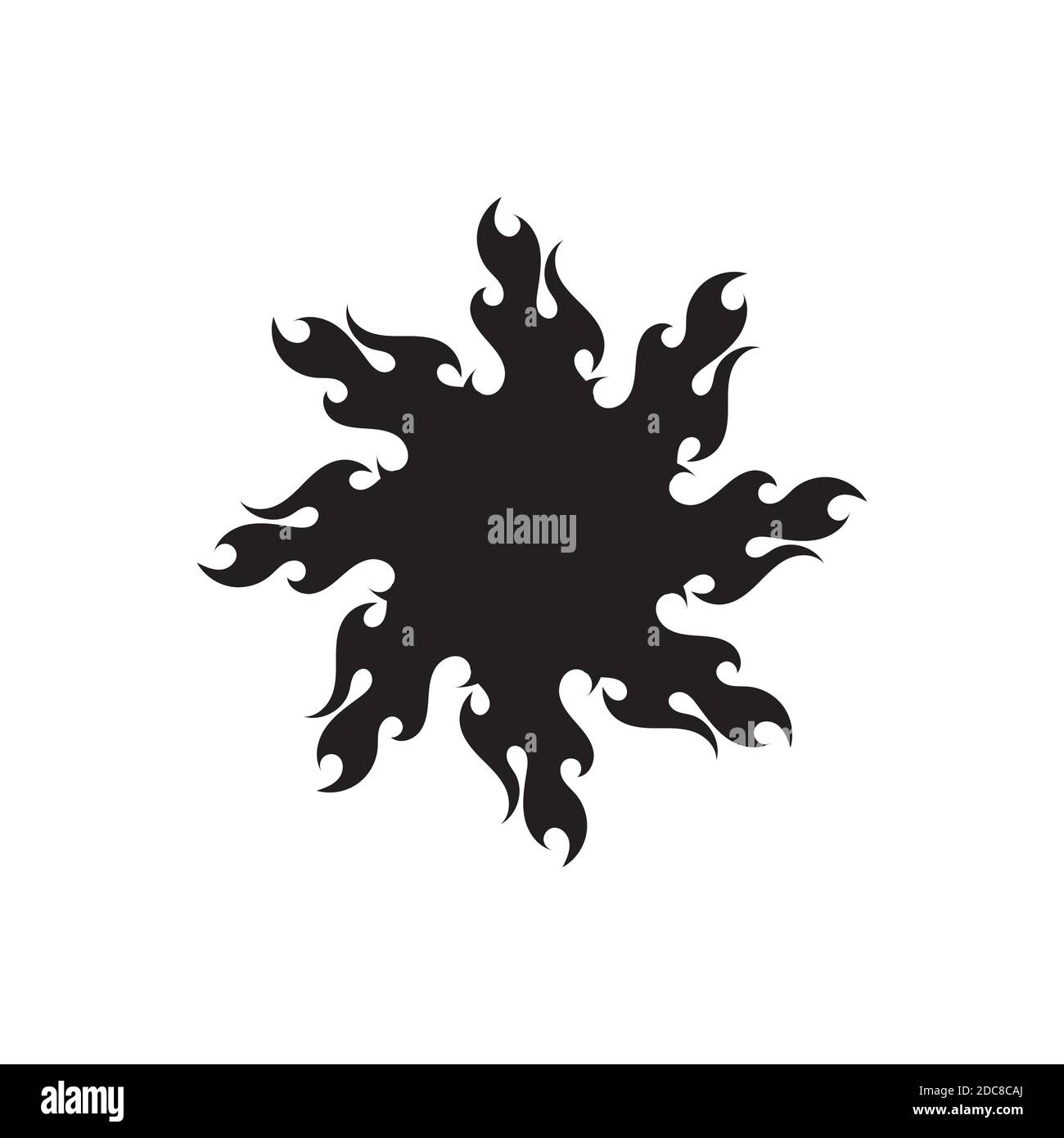 tribal flame vector symbol image Stock Vector Image & Art - Alamy