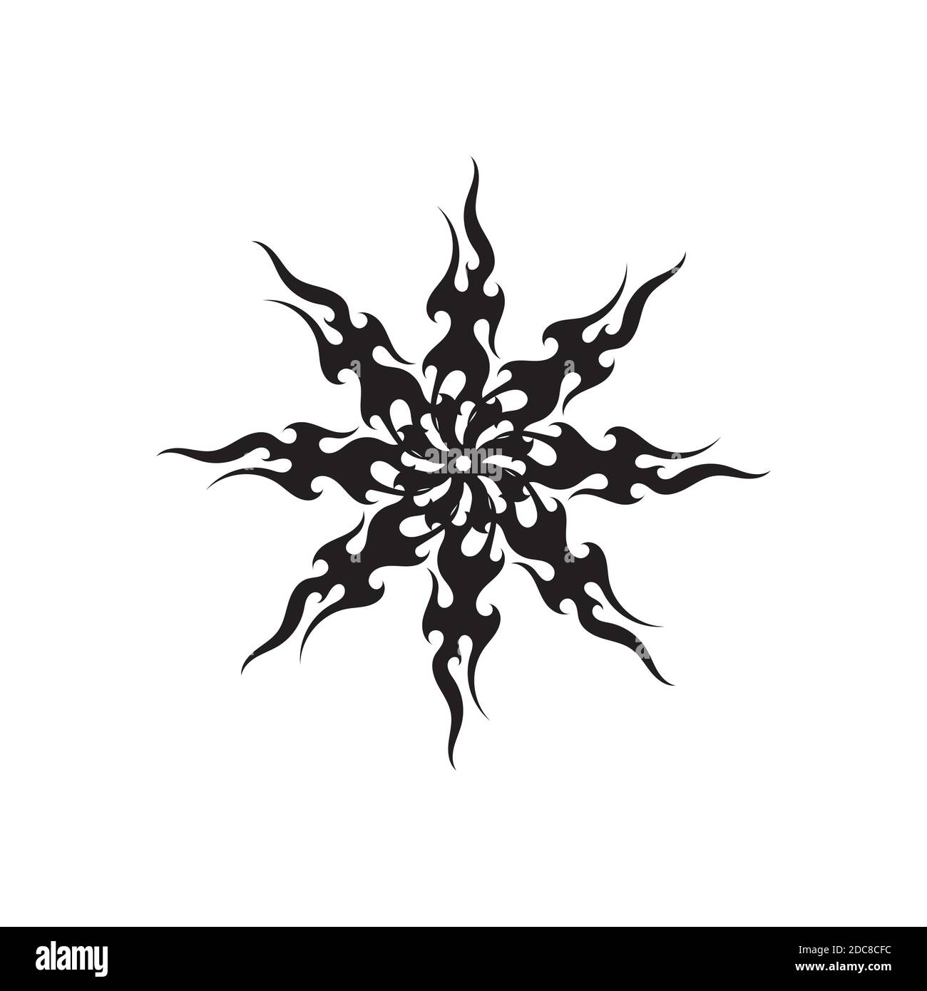 tribal flame vector symbol image Stock Vector Image & Art - Alamy