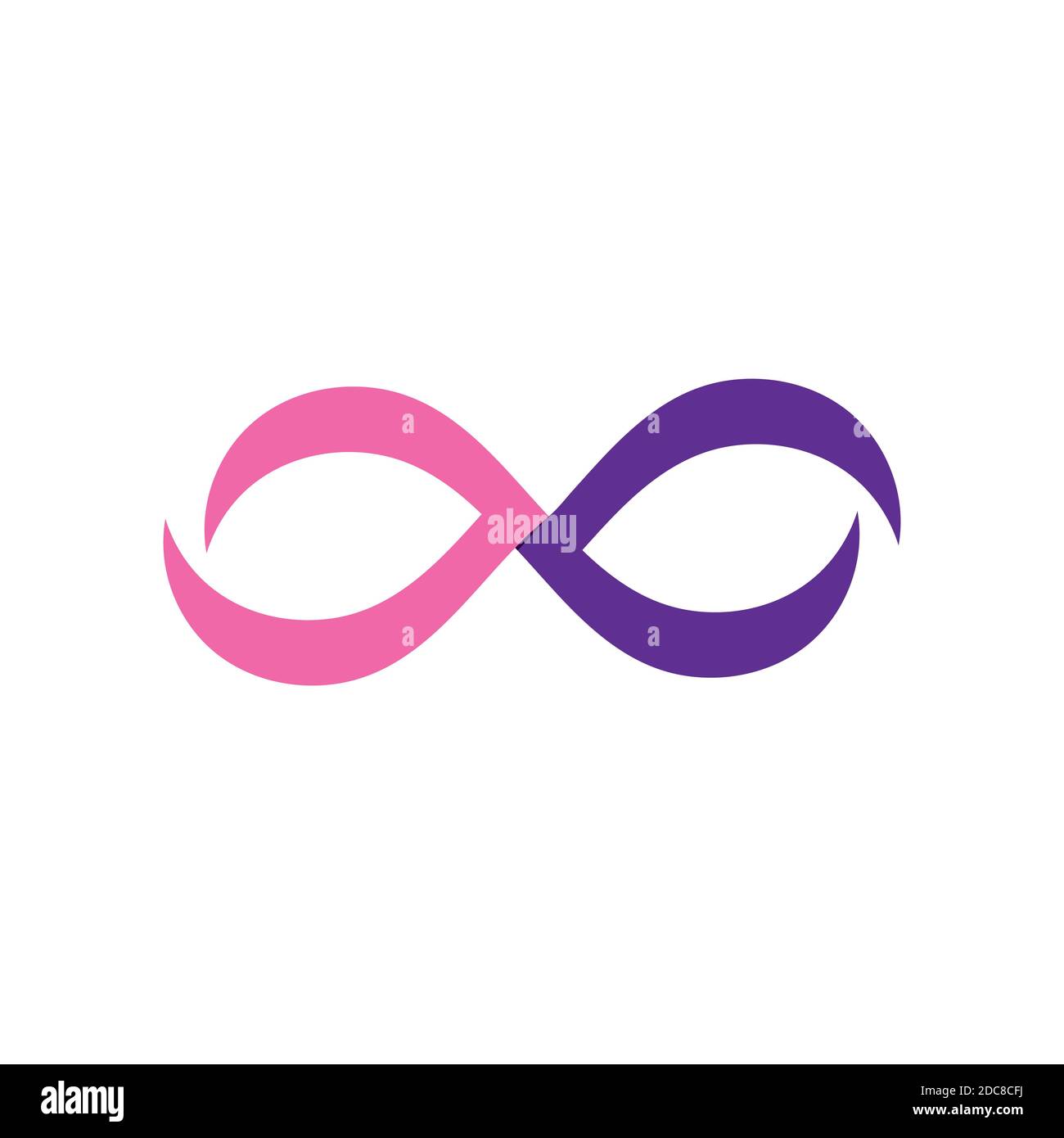Infinity rainbow Vector icon illustration Logo template design Stock ...