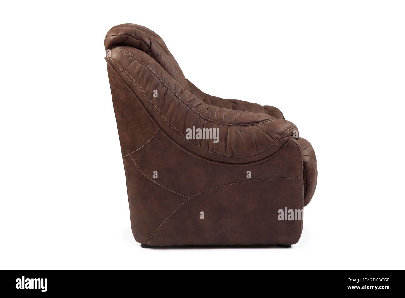 Single sofa modern comfort on white background . side view Stock Photo ...