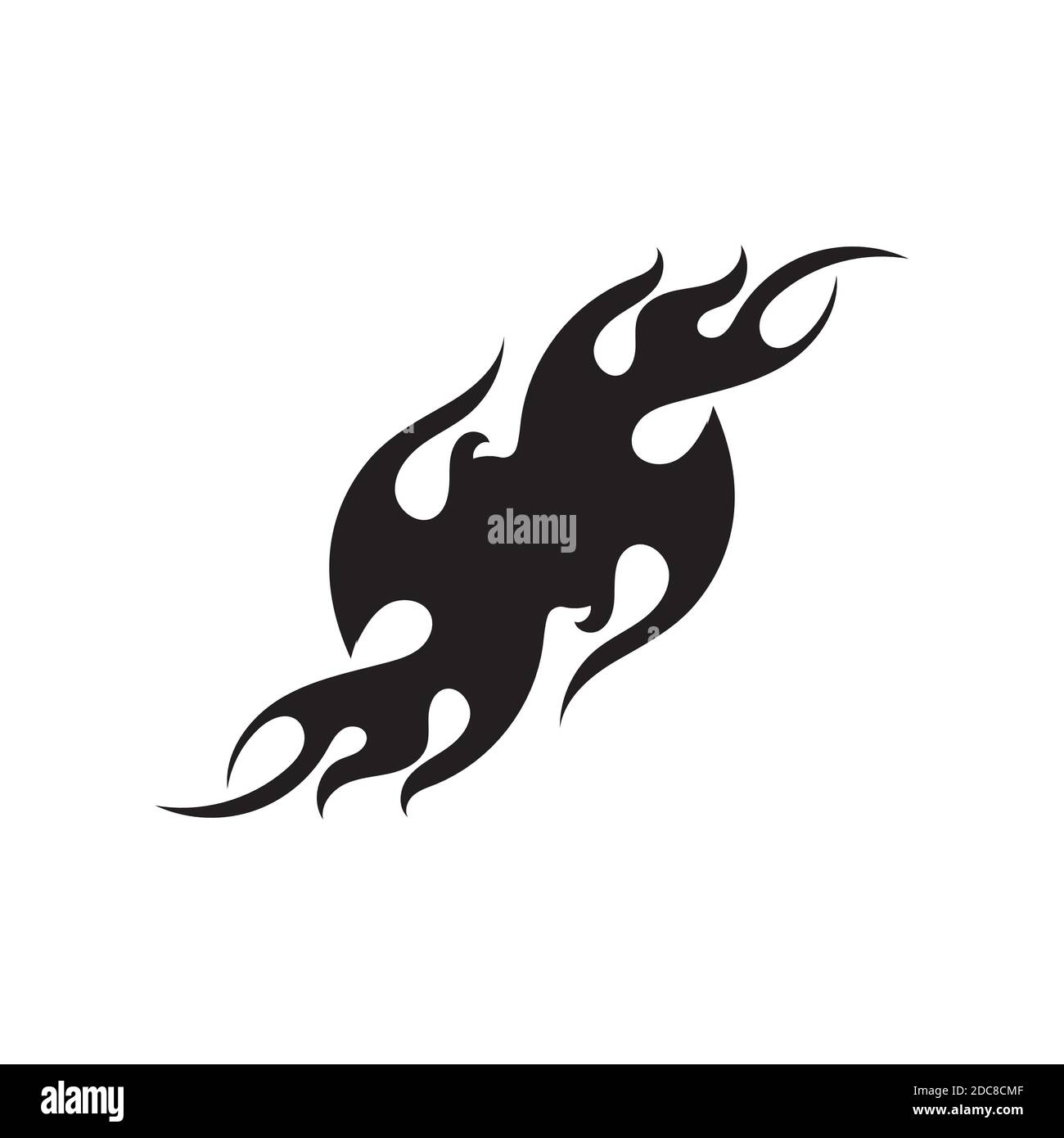 tribal flame vector symbol image Stock Vector Image & Art - Alamy