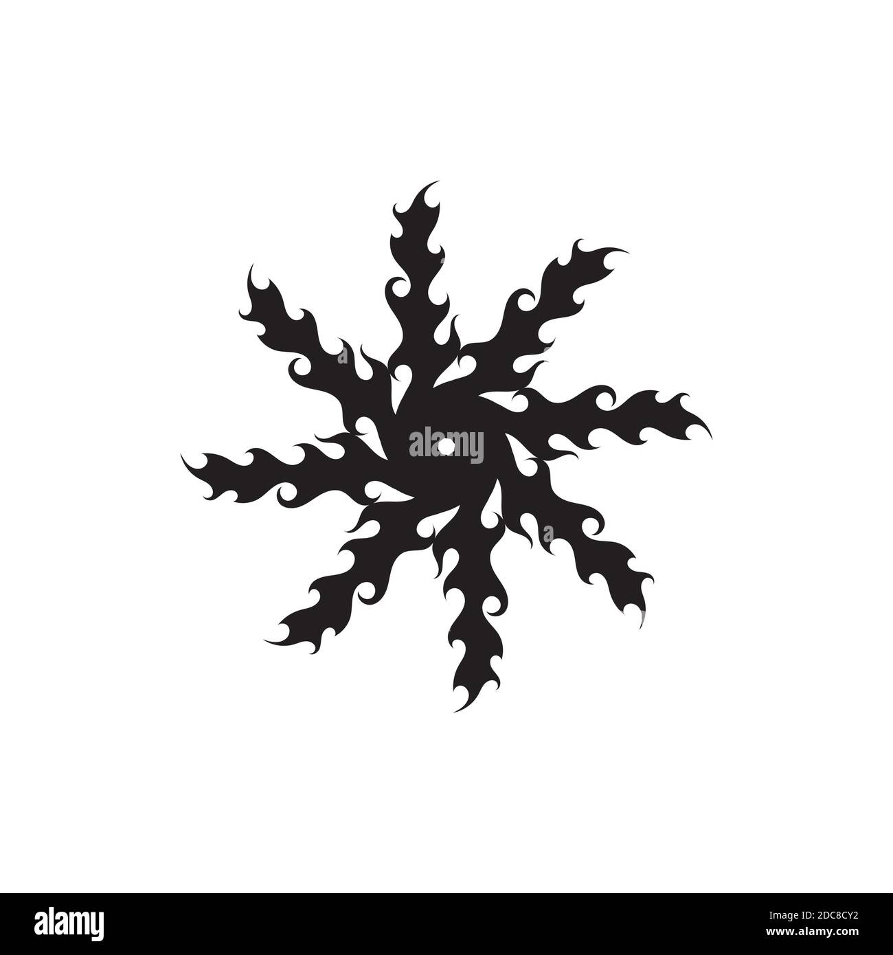 tribal flame vector symbol image Stock Vector Image & Art - Alamy