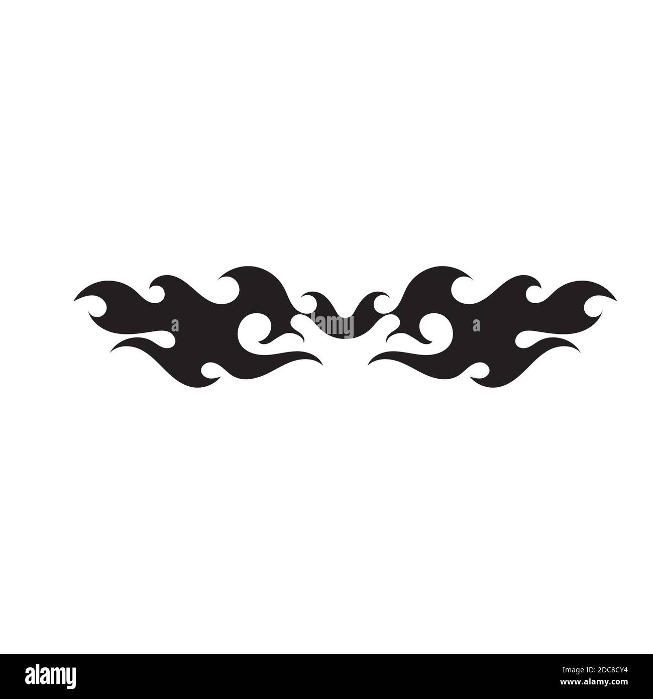 tribal flame vector symbol image Stock Vector Image & Art - Alamy