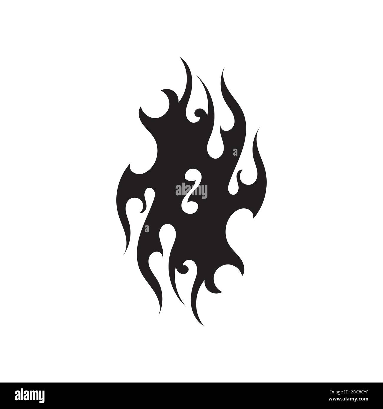 tribal flame vector symbol image Stock Vector Image & Art - Alamy