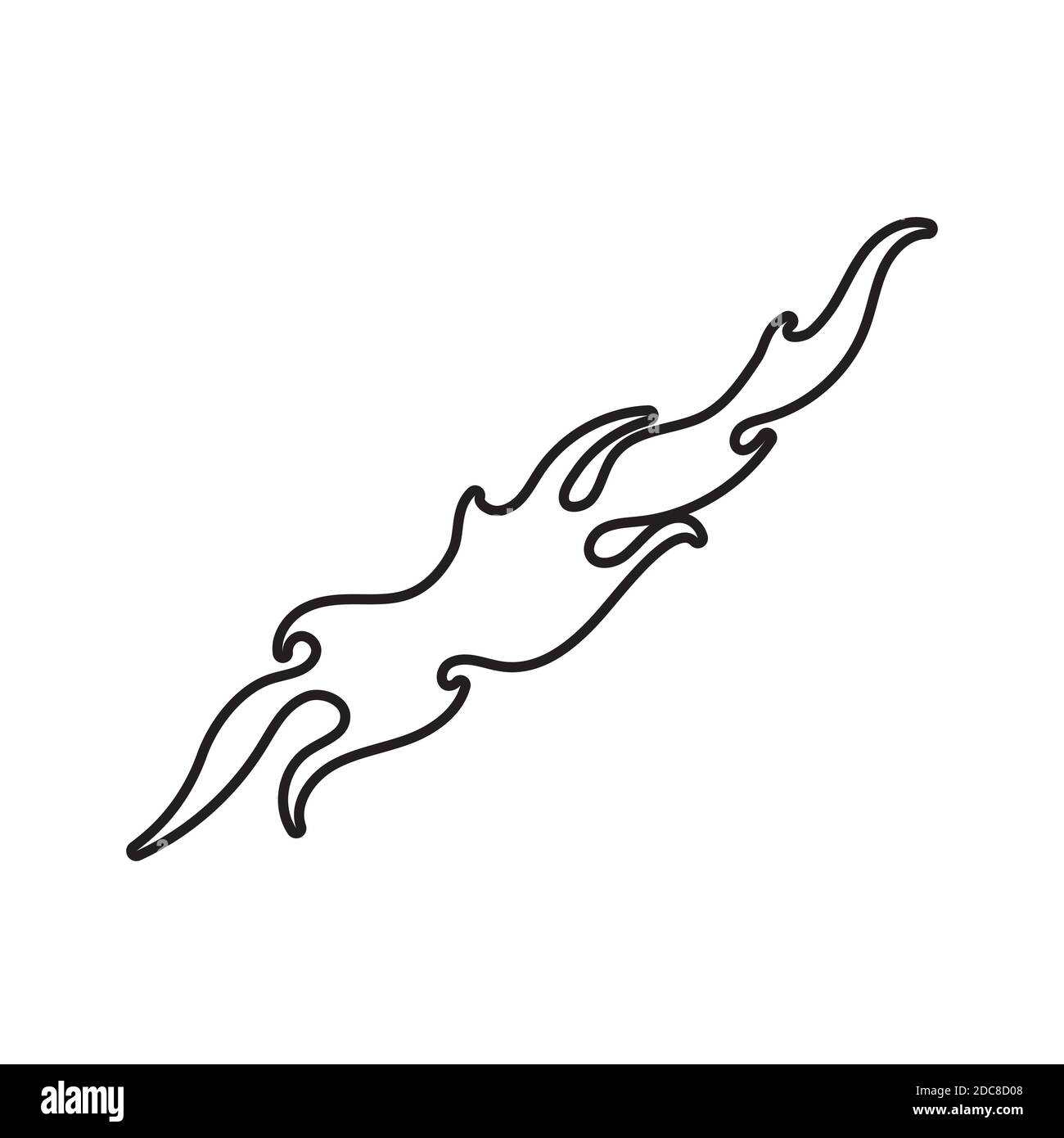 tribal flame vector symbol image Stock Vector Image & Art - Alamy