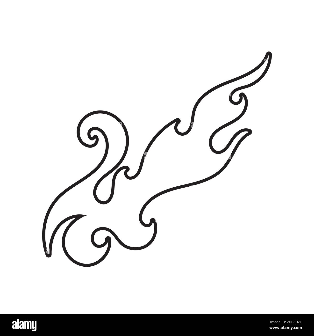 tribal flame vector symbol image Stock Vector Image & Art - Alamy
