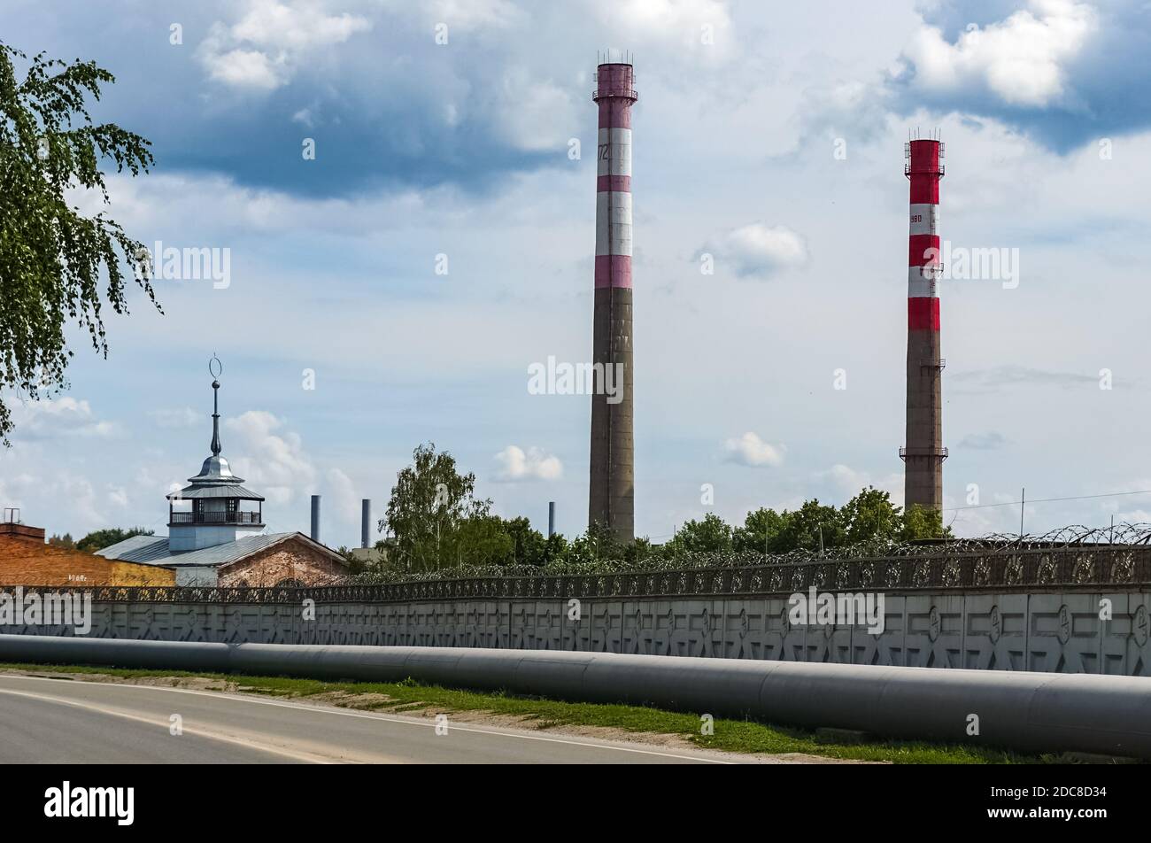 Votkinsk city panorama in Udmurt Republic, Russia Stock Photo - Alamy