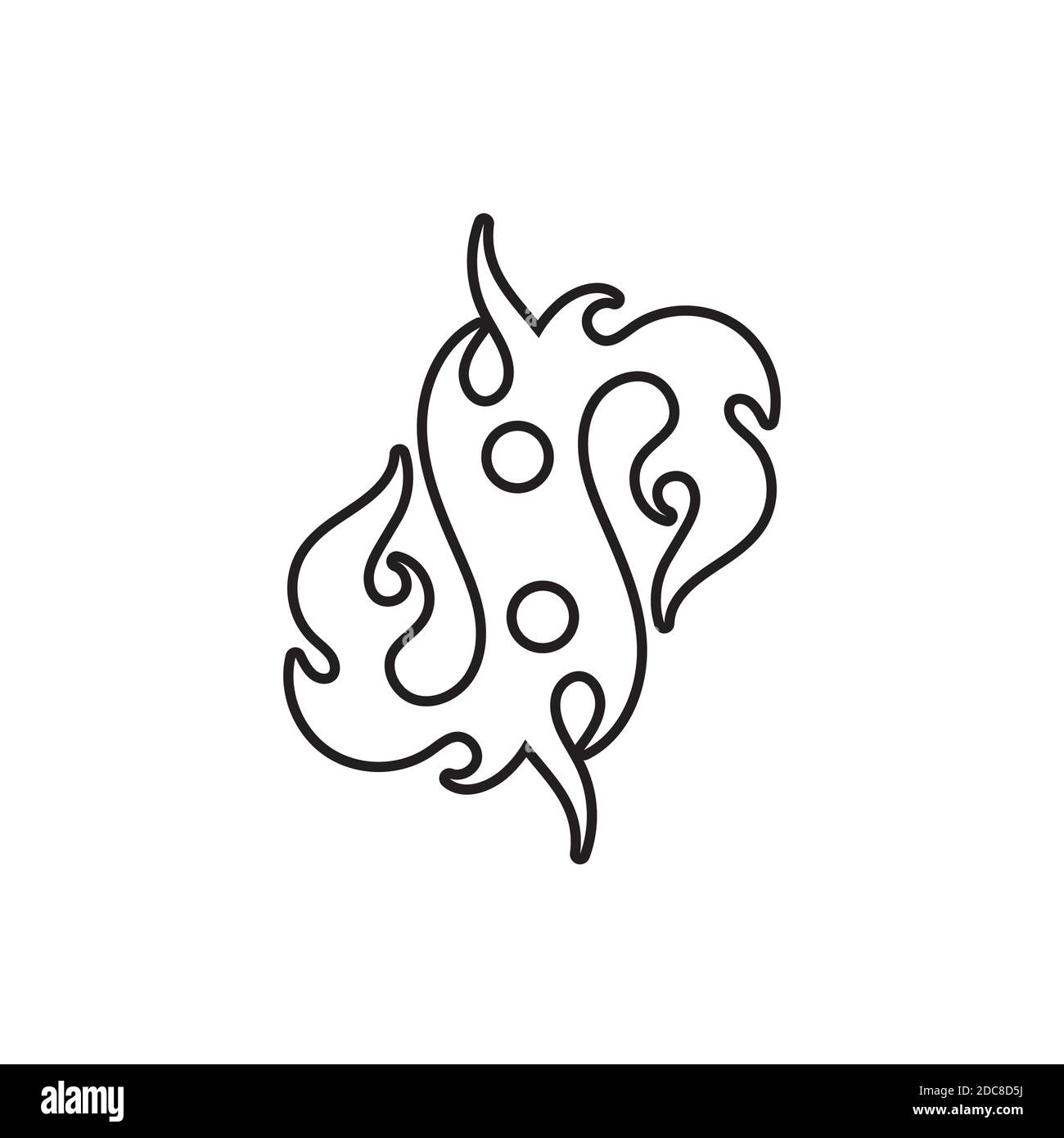 tribal flame vector symbol image Stock Vector Image & Art - Alamy