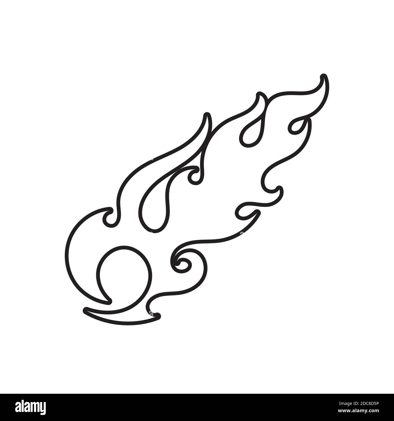 tribal flame vector symbol image Stock Vector Image & Art - Alamy