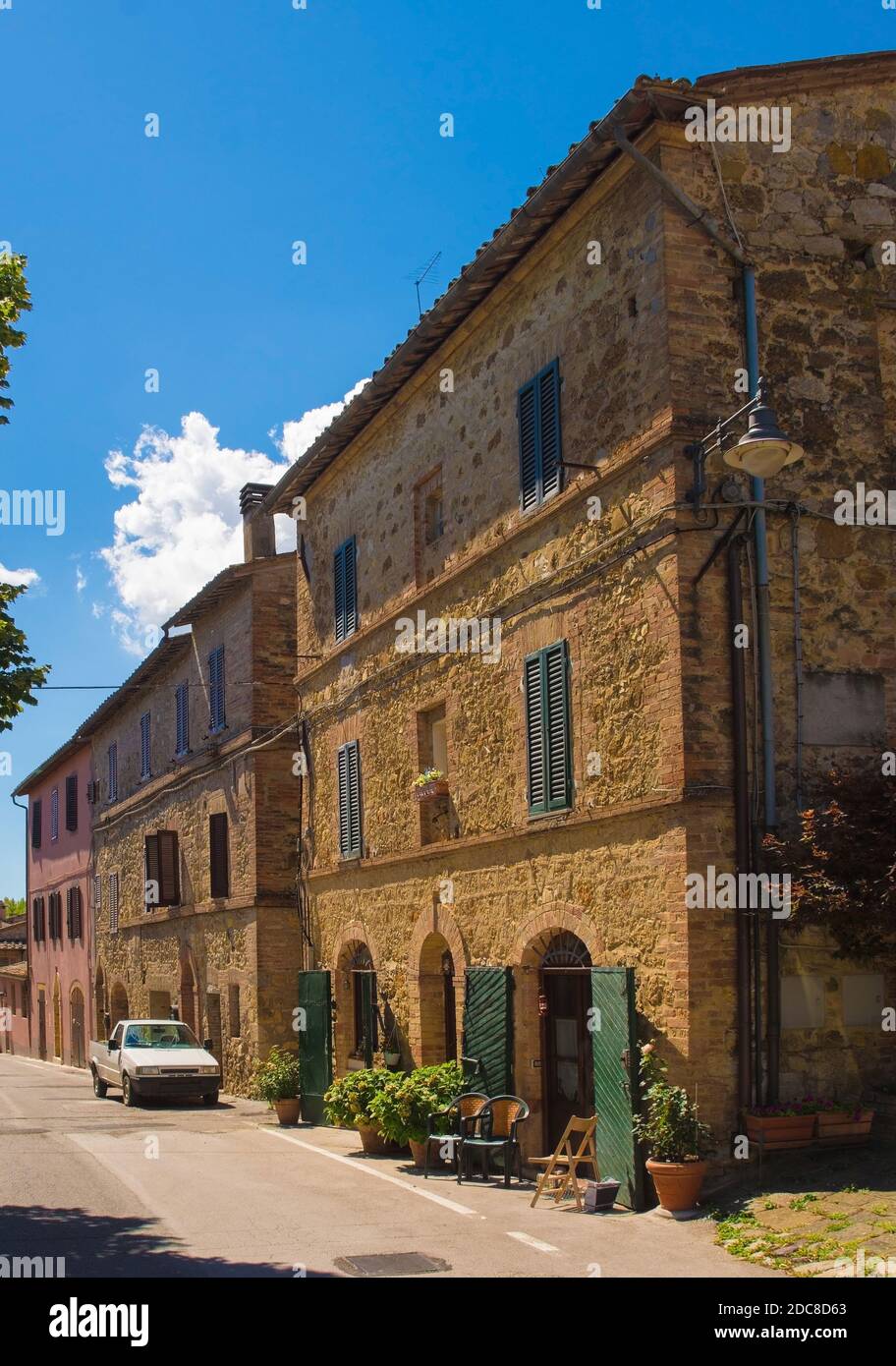 Residential buildings in the historic medieval village of Vescovado di ...