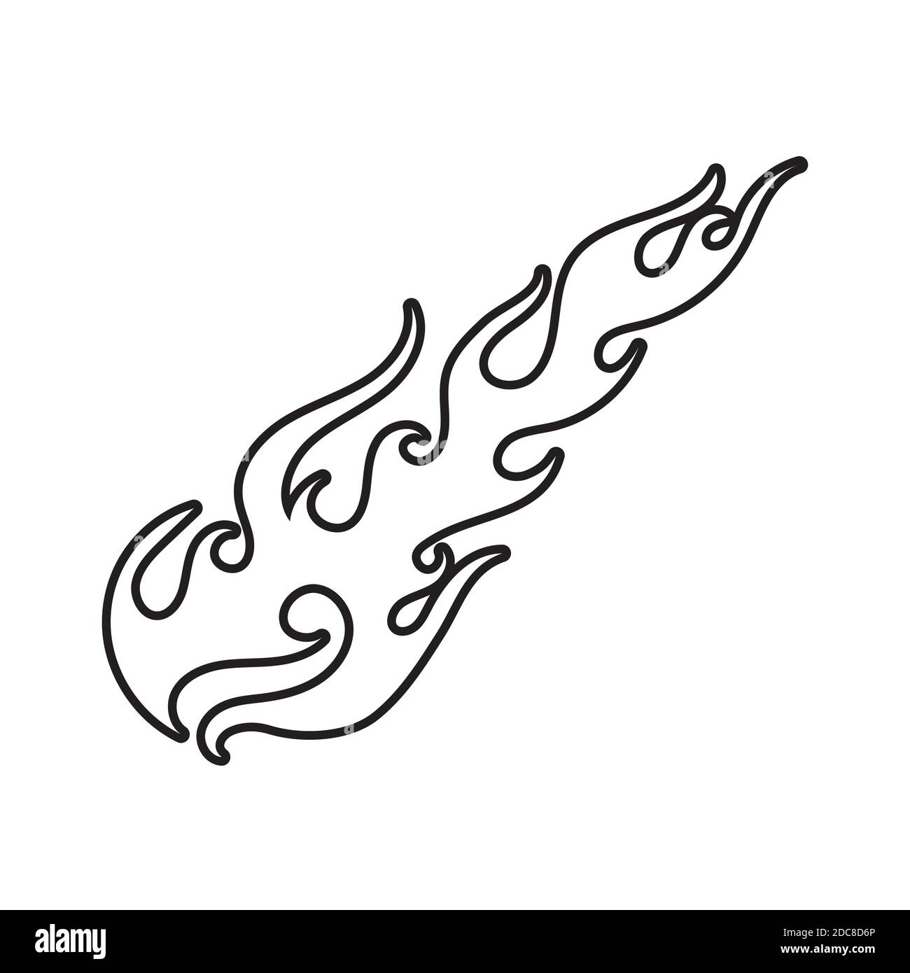tribal flame vector symbol image Stock Vector Image & Art - Alamy