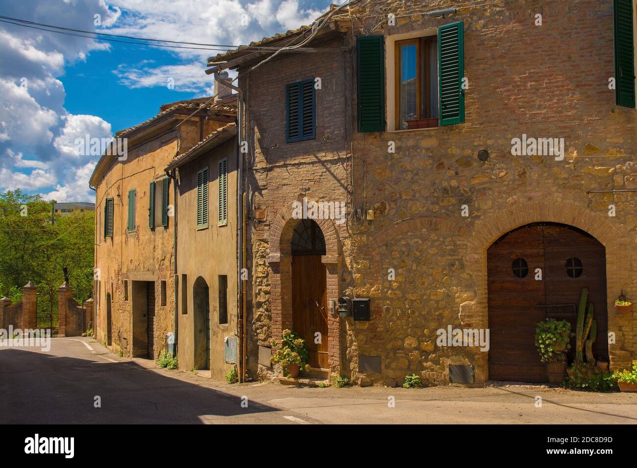 Residential buildings in the historic medieval village of Vescovado di ...