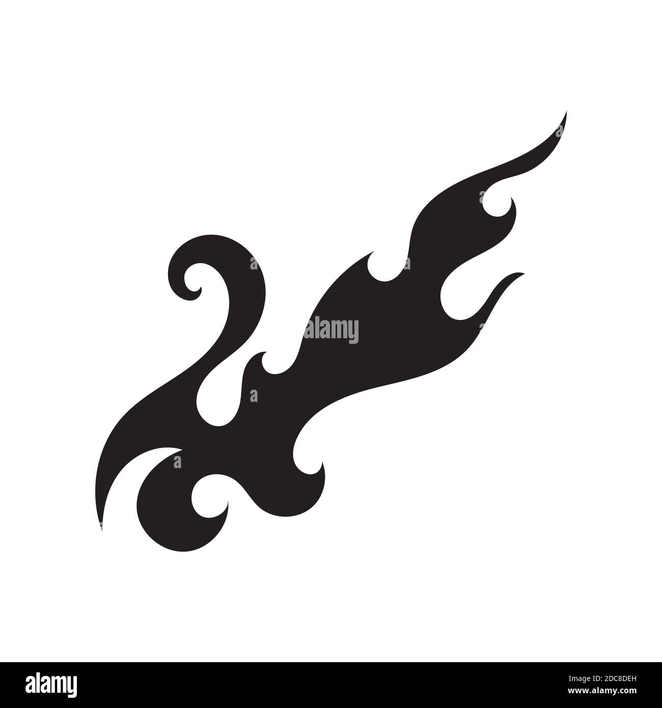 tribal flame vector symbol image Stock Vector Image & Art - Alamy