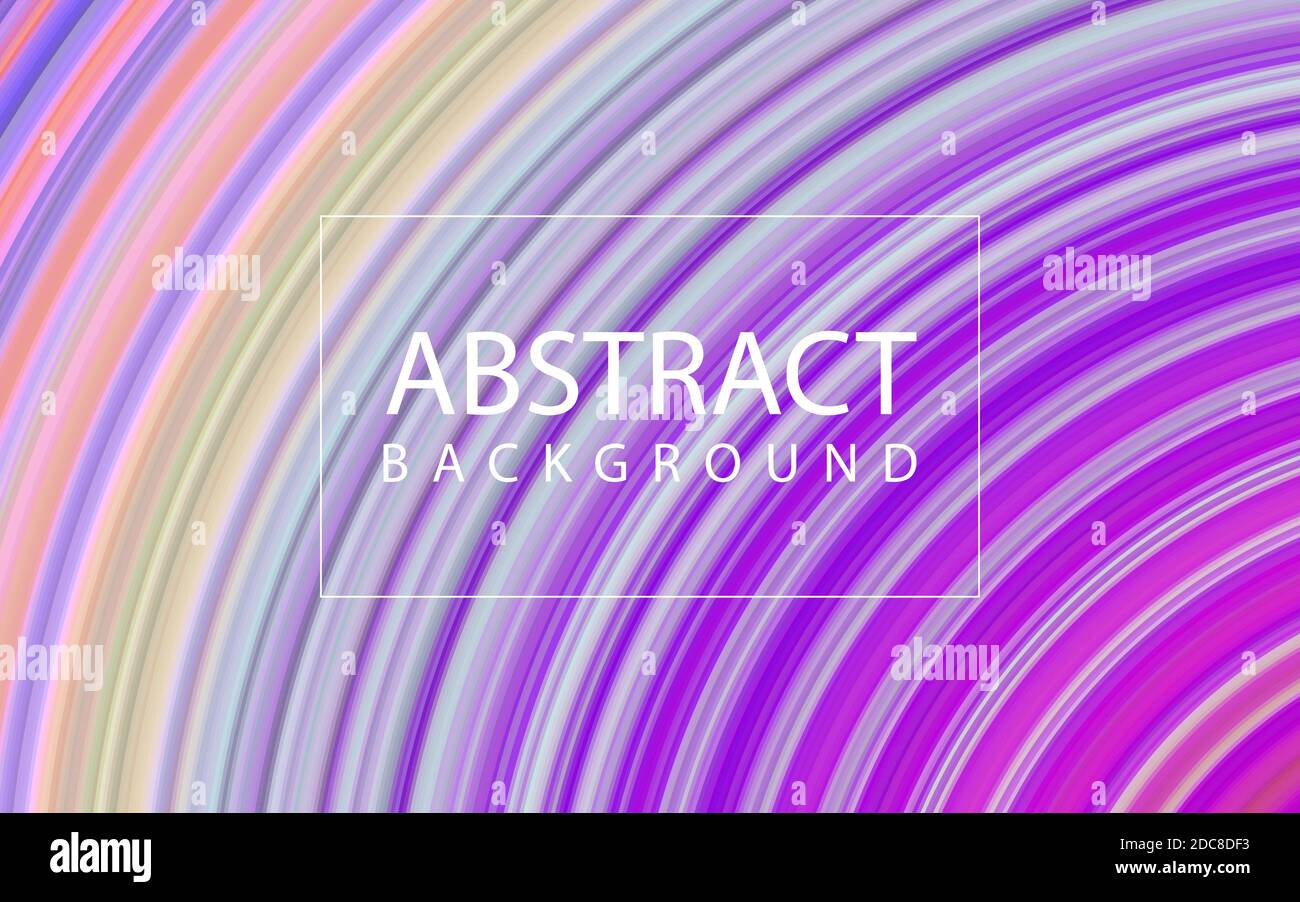 Abstract curved color lines background, rainbow spectrum, vector ...