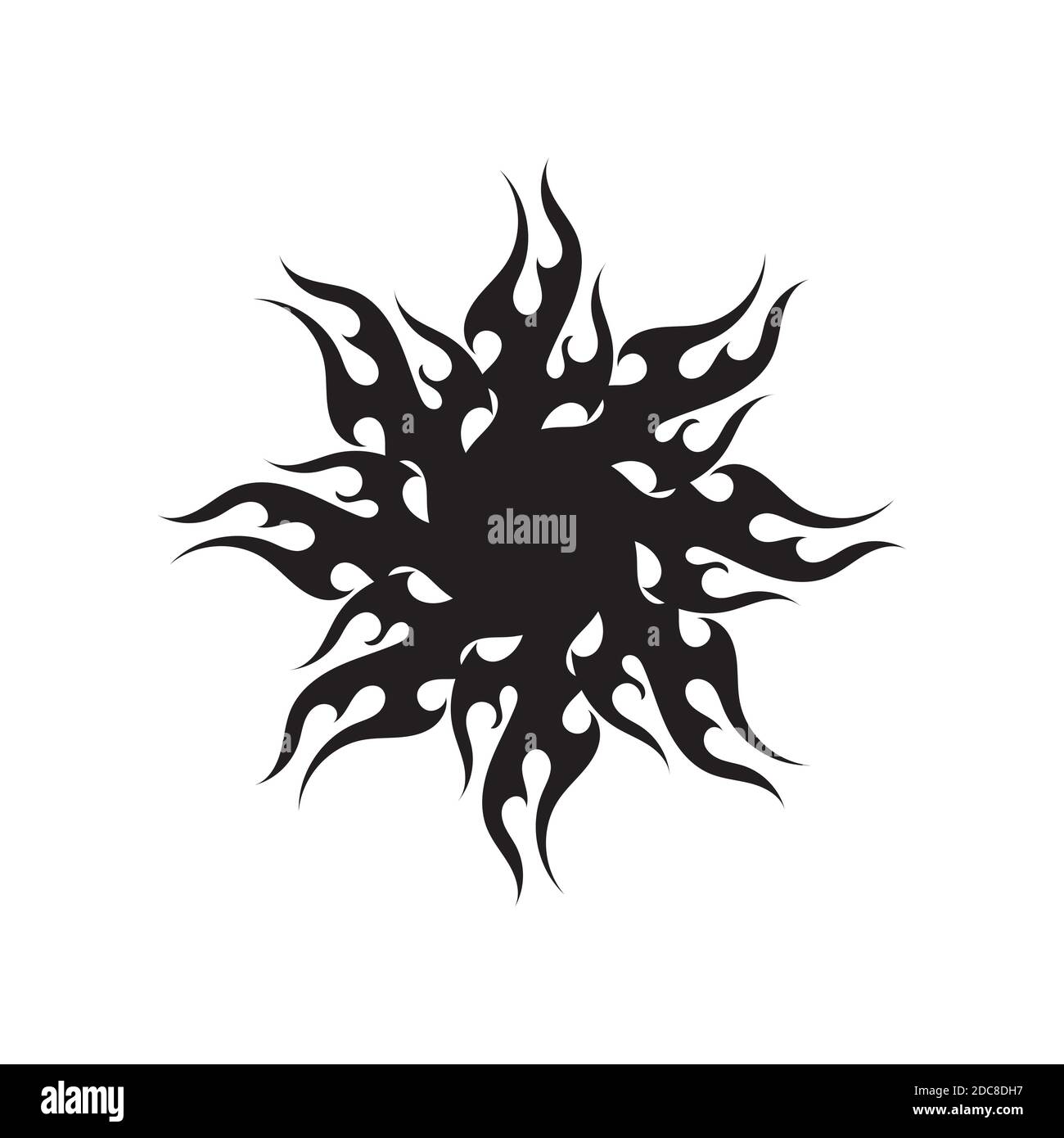 tribal flame vector symbol image Stock Vector Image & Art - Alamy