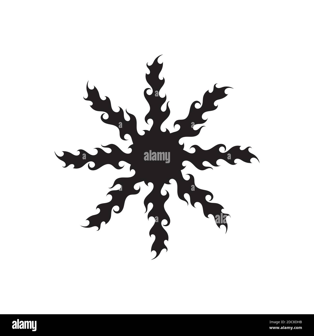 tribal flame vector symbol image Stock Vector Image & Art - Alamy