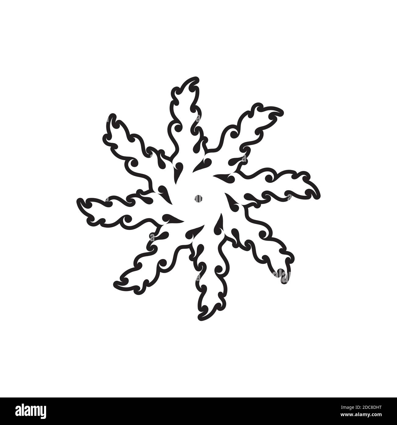 tribal flame vector symbol image Stock Vector Image & Art - Alamy